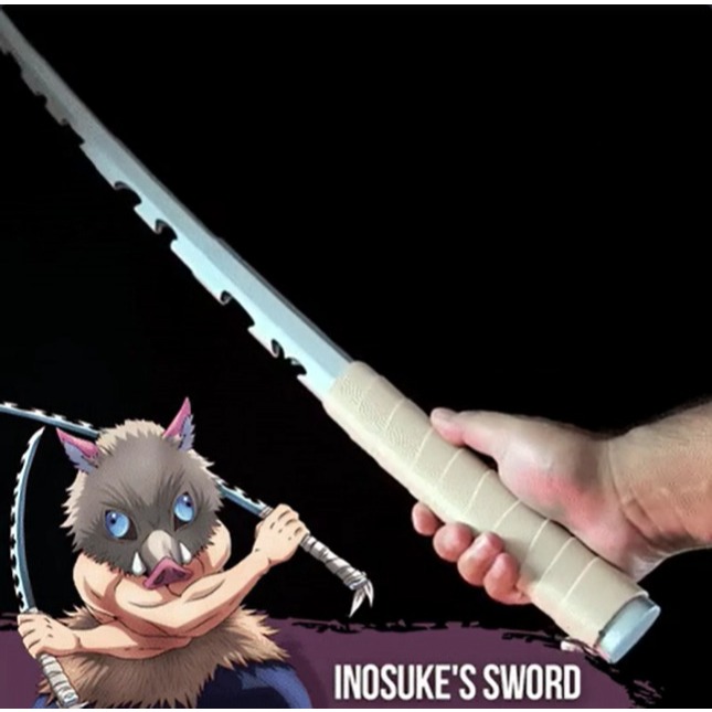 Espada Inosuke Hashibira - Kimetsu no Yaiba | Katana Nichirin 3D ...