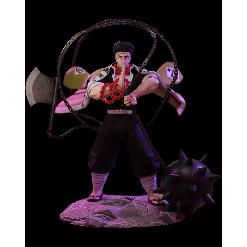 Action Figure Gyomei Himejima 30cm Demon Slayer/Kimetsu no Yaiba ...