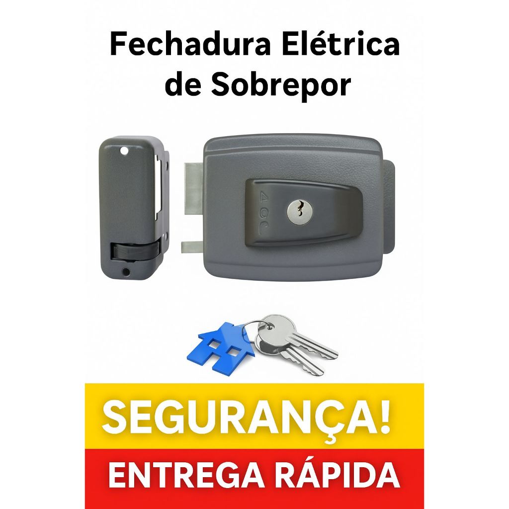 Fechadura portao eletrica agl hdl ppa intelbras universal | Shopee Brasil