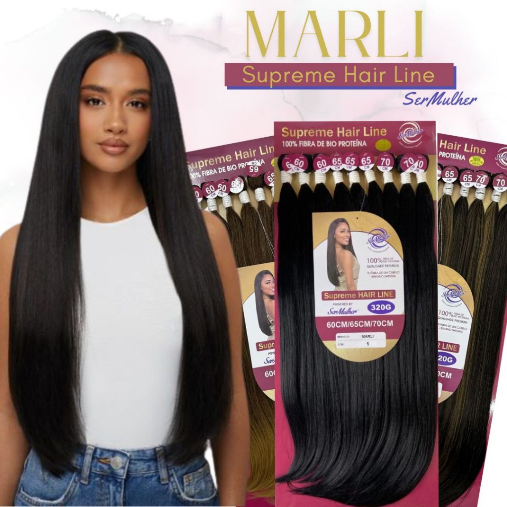 Cabelo Liso Bio Proteína Ser Mulher Linha Supreme Hair Line - Marli ...