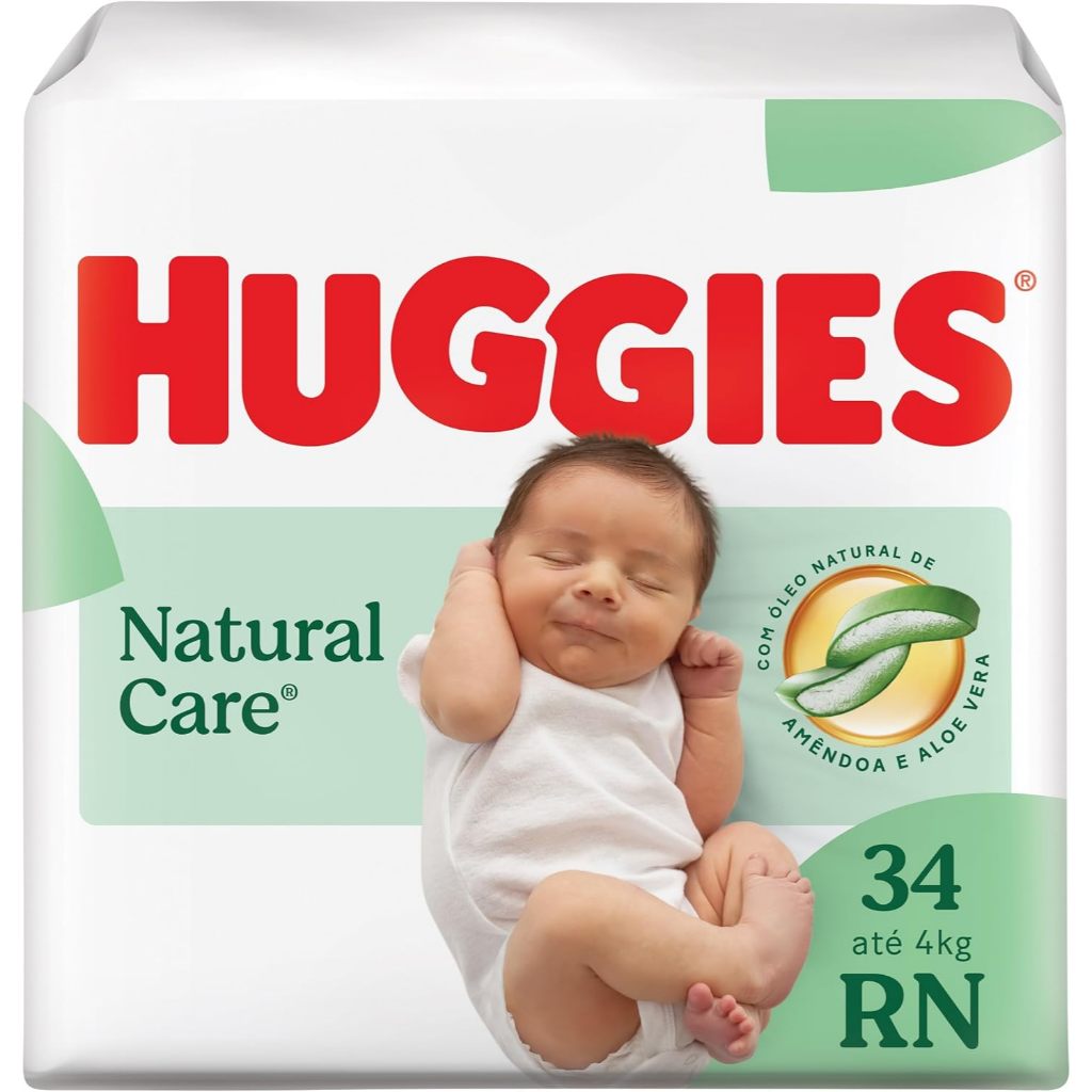 Fralda Huggies Supreme Care RN 34 Unidades | Shopee Brasil