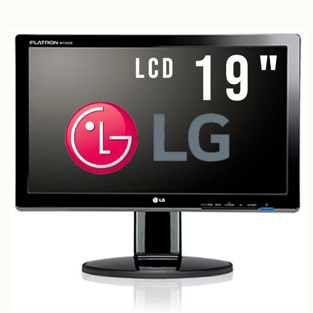 Monitor de LG LCD W1942S-PF com tela widescreen de 19" | Shopee Brasil