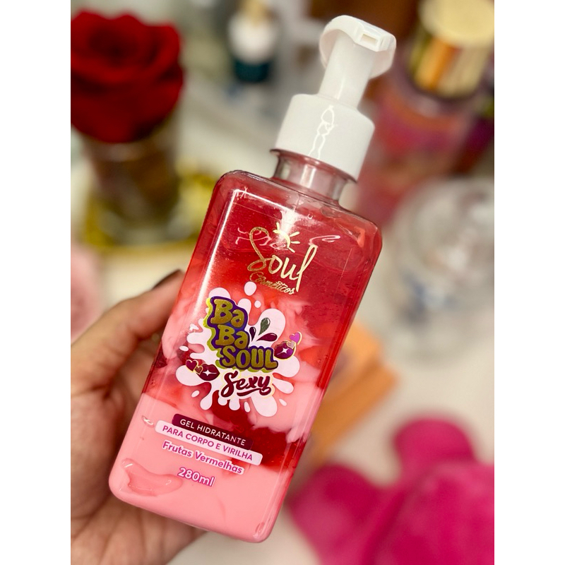 Gel Hidratante Beijável Baba Soul Frutas Vermelhas | Shopee Brasil