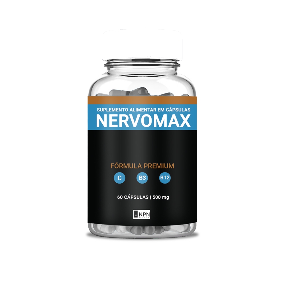 Nervomax Original 60 Cápsulas - Envio Rápido NPN Loja Oficial | Shopee ...