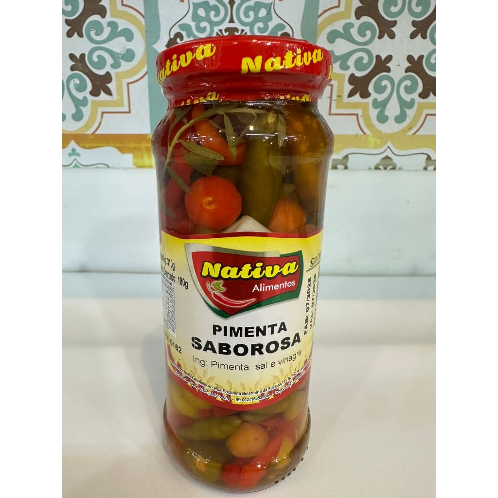 🔥 PIMENTA SABOROSA MISTA COM DENTE DE ALHO 🧄🌶️ 180G | Shopee Brasil