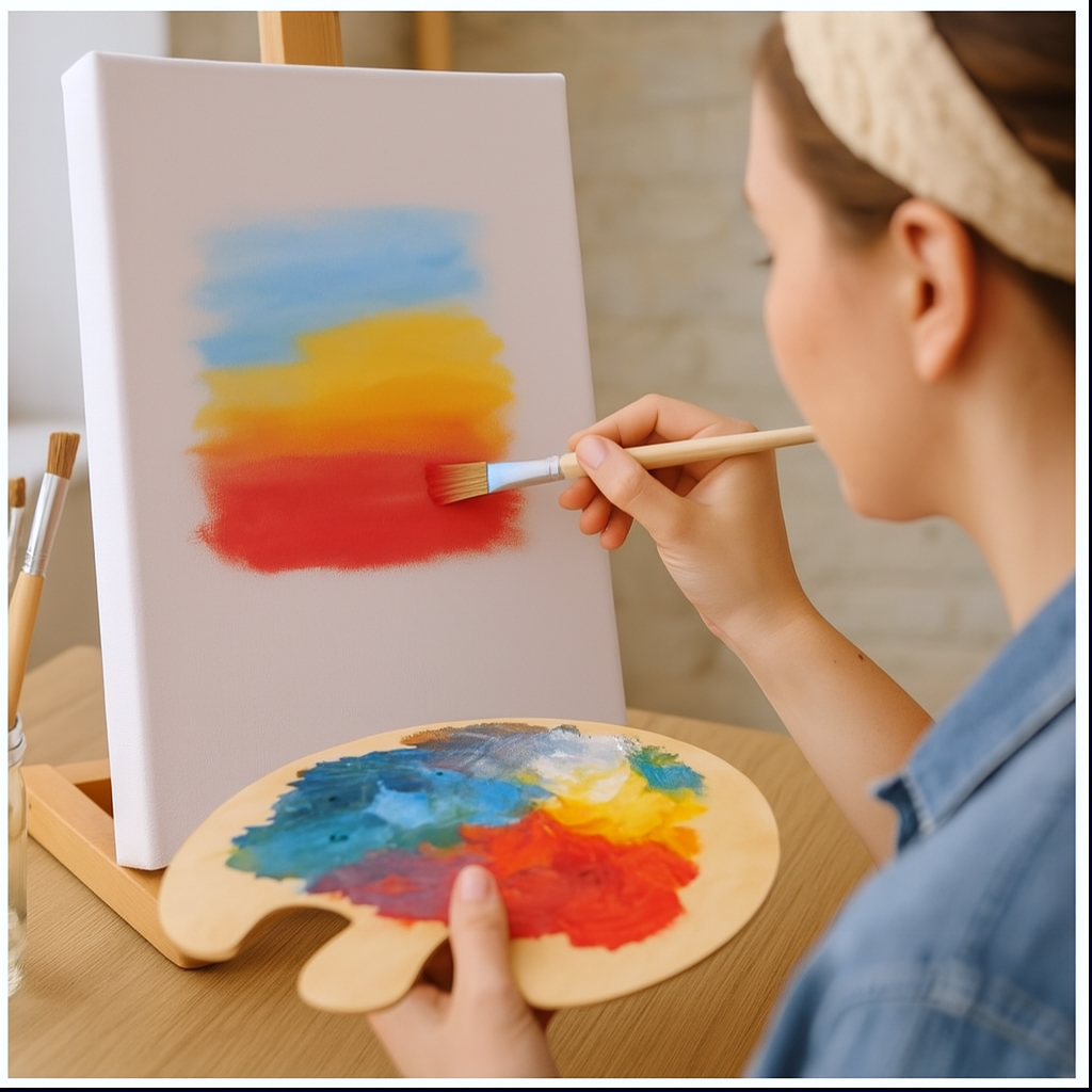 Kit 5 Tela Canvas Para Pintura 15x21 cm - Prontas Para Uso Com Tinta ...