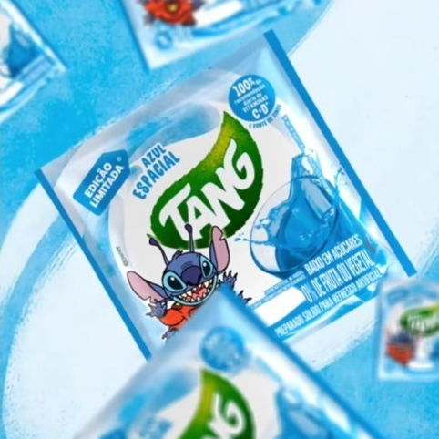 Suco Refresco Em Pó Lilo Stitch Tang Azul Espacial Caixa C/18 Unidades ...