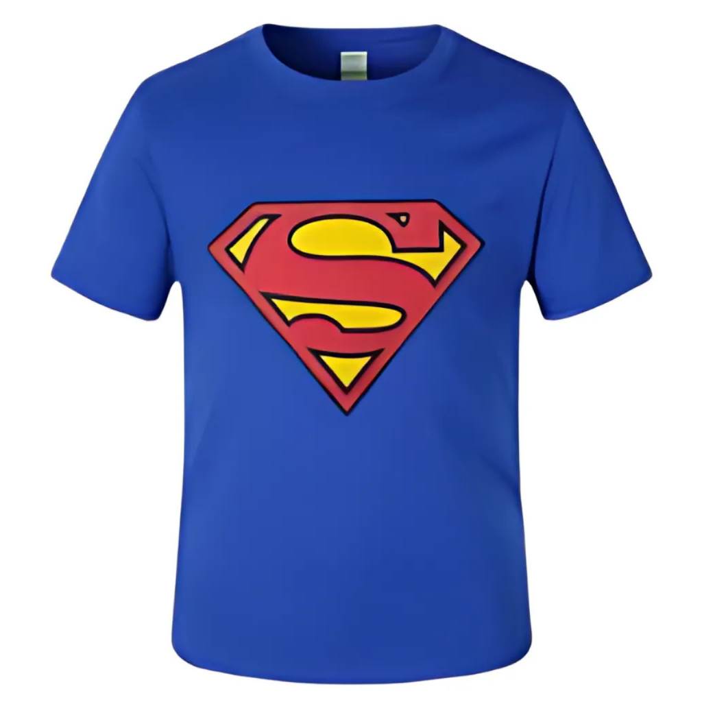 Camiseta Infantil Jevenil Super Man Super Homem Vários Estampas de ...
