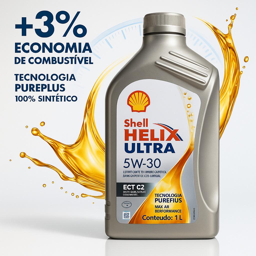 Óleo 5W30 Sintético Shell Helix Ultra ECT C2 1 L API SN – PurePlus ...