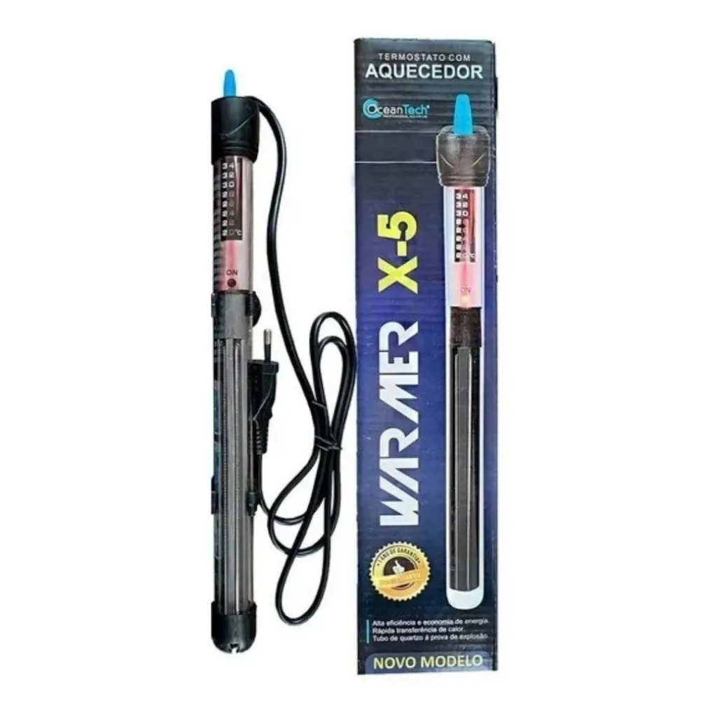 Oceantech Termostato Com Aquecedor Wamer X-5-200w | Shopee Brasil
