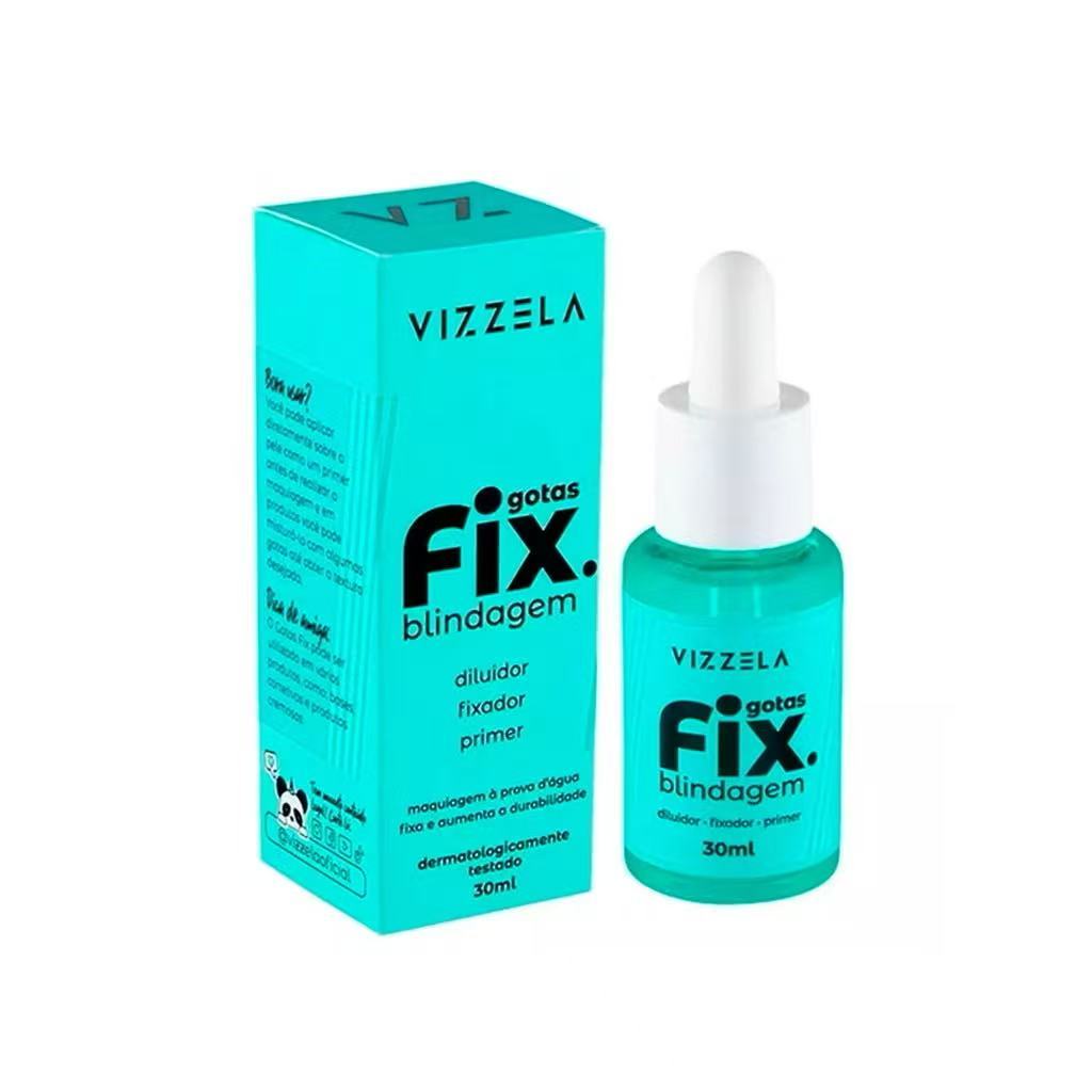 Gotas Fix Blindagem Fixador de Maquiagem 30ml Vizzela | Shopee Brasil