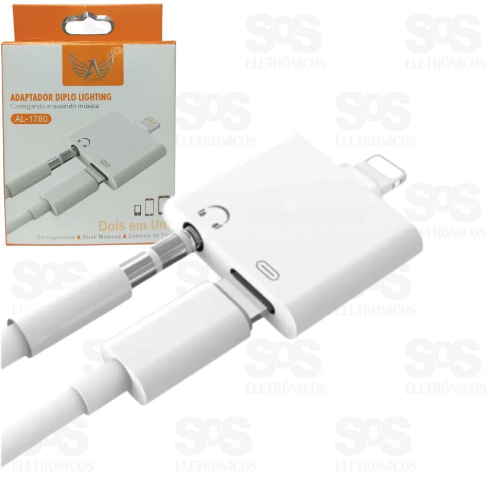 Adaptador 5G Lightning + P2 Altomex AL-1780-5G – Áudio e Carregamento ...