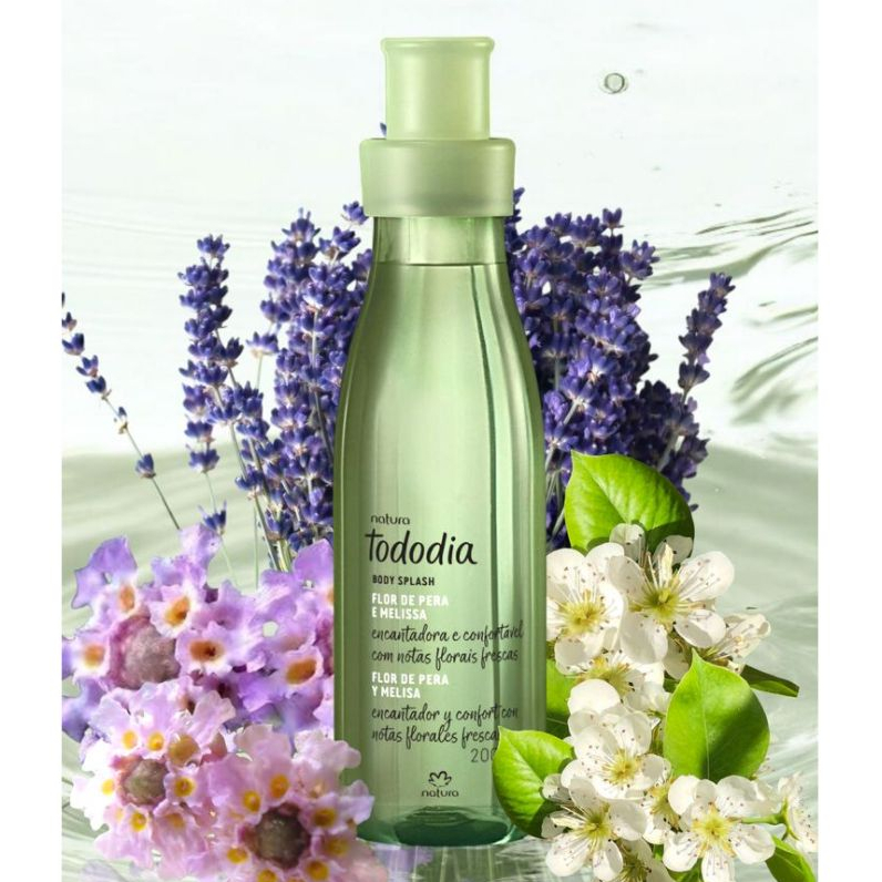 body splash flor de pera e melissa original natura tododia | Shopee Brasil