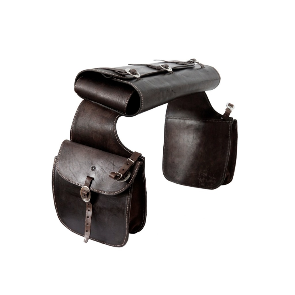 Alforge com porta capa em couro reforçado para viagem a cavalo | Shopee ...