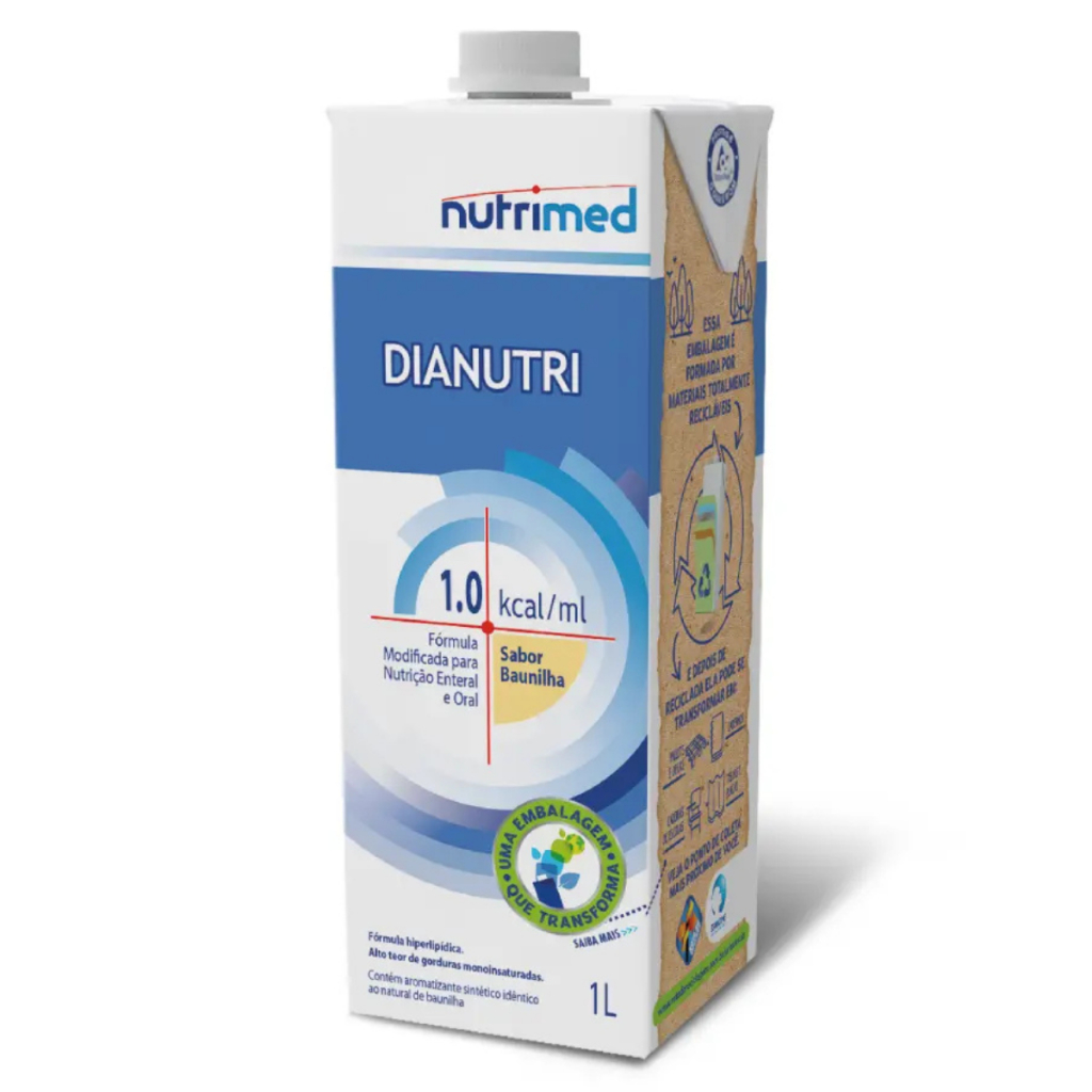Nutri Diabetic Danone 1L Fórmula Enteral e Oral com Fibras Taurina e ...