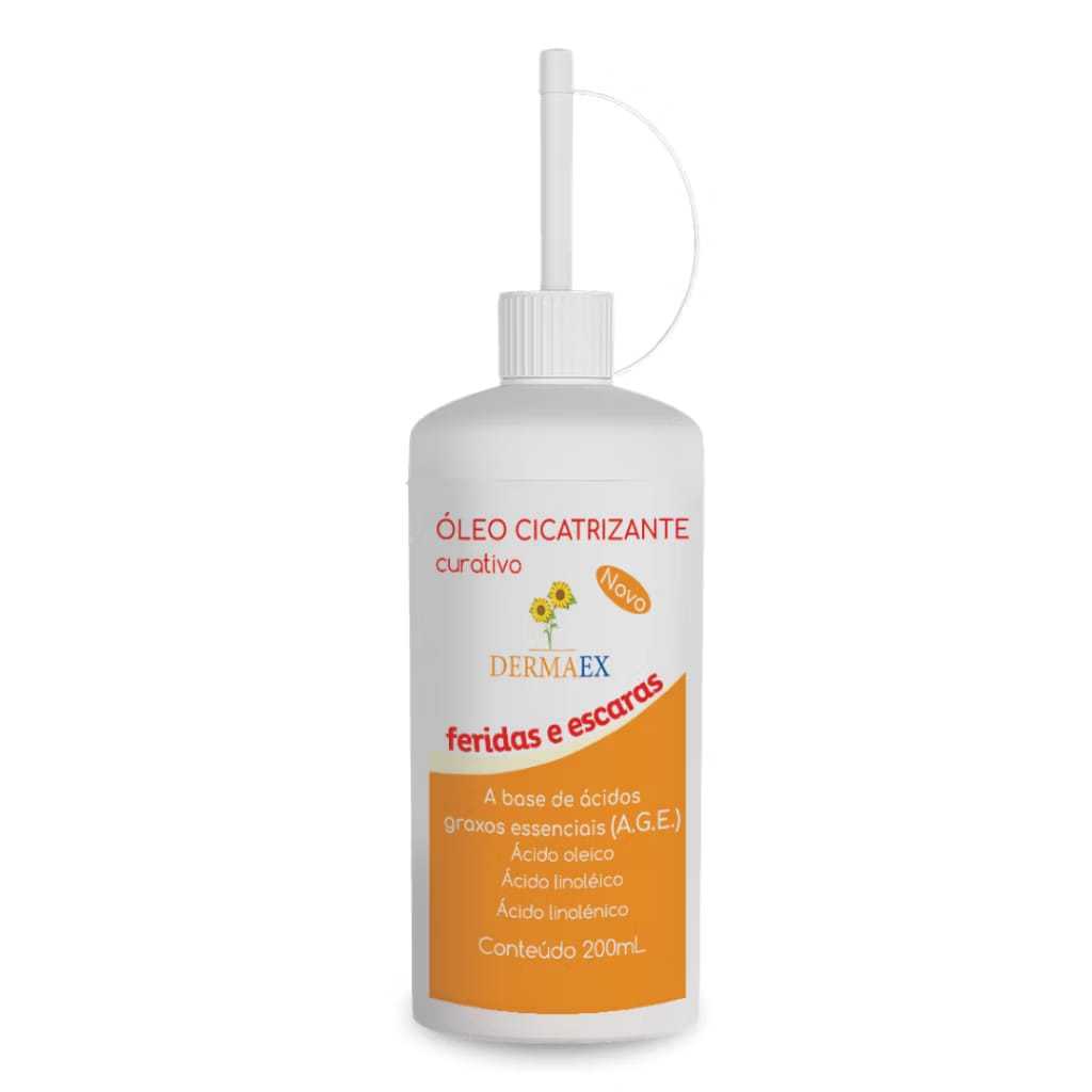Óleo de Girassol 200ml AGE DERMAEX tipo Dersani Para Feridas e Escaras ...