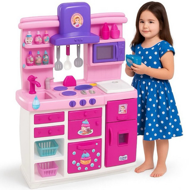 Cozinha Infantil Master Magic Completa com Geladeira Forno e Sai Água de Verdade - Magic Toys ...