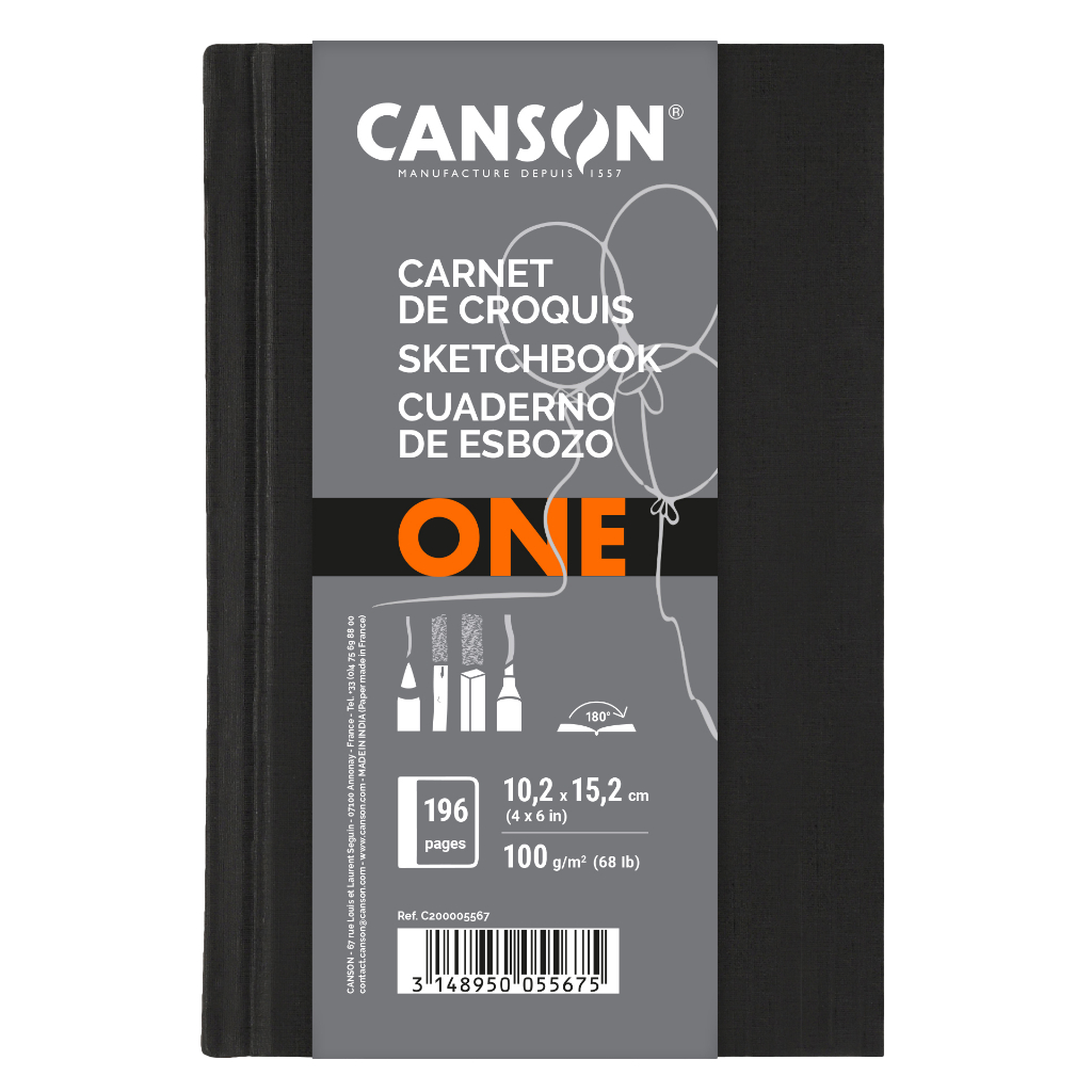 Caderno Art Book One Estilo 100g 98 Folhas CANSON | Shopee Brasil