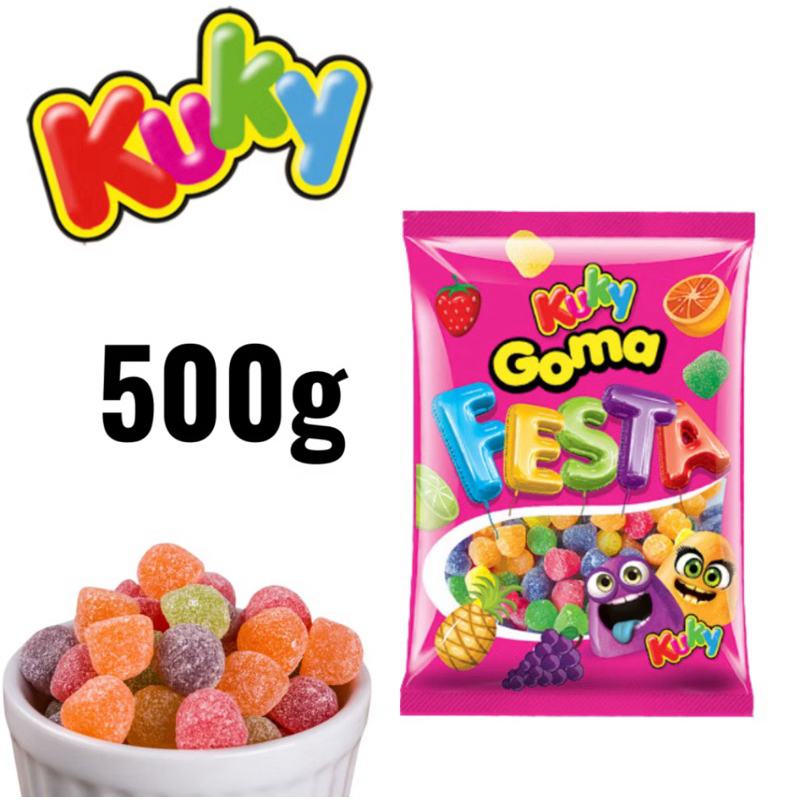Jujuba Goma Festa 500g - Kuky | Shopee Brasil