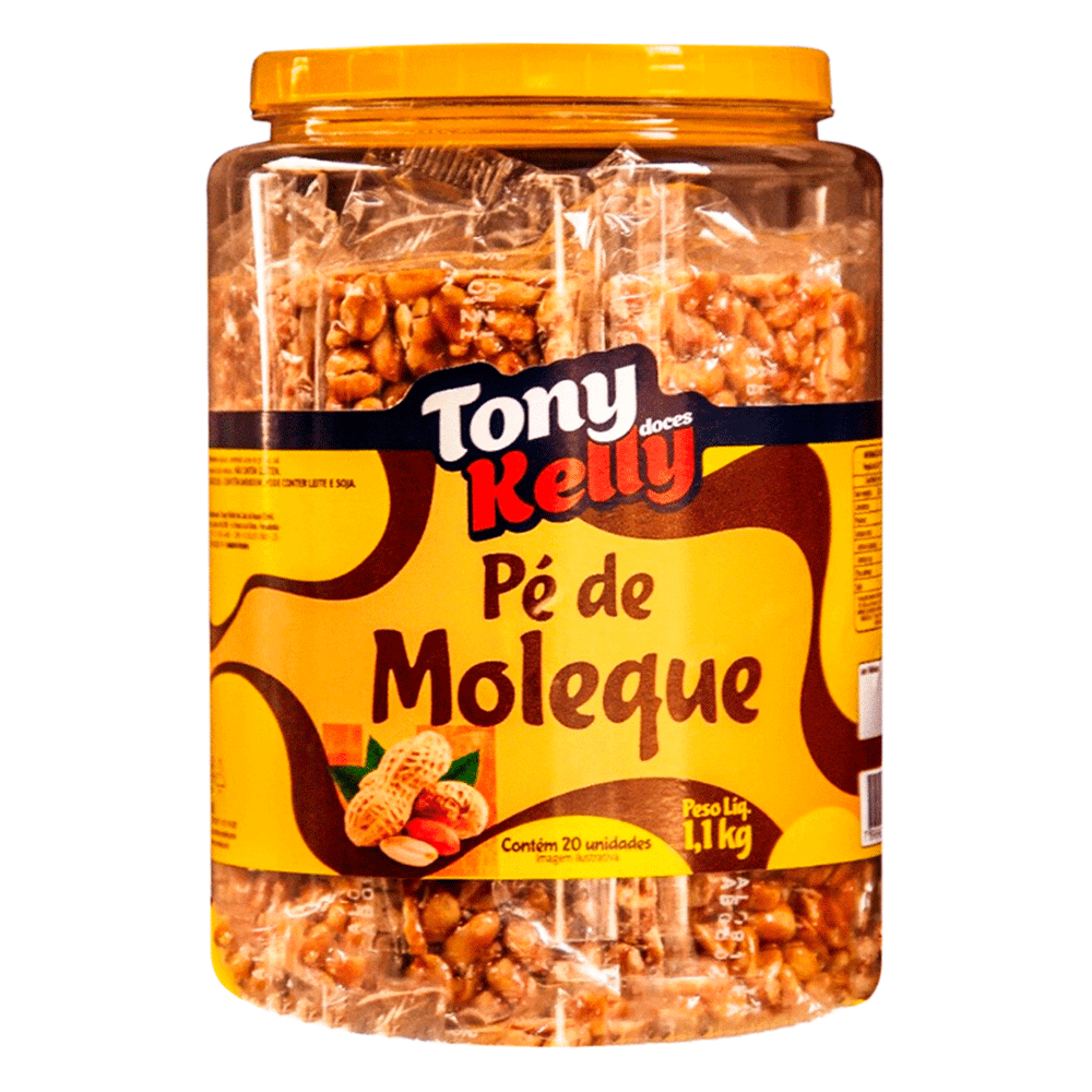 Doce Pé de Moleque TonyKelly Pote com 20 Unidades | Shopee Brasil