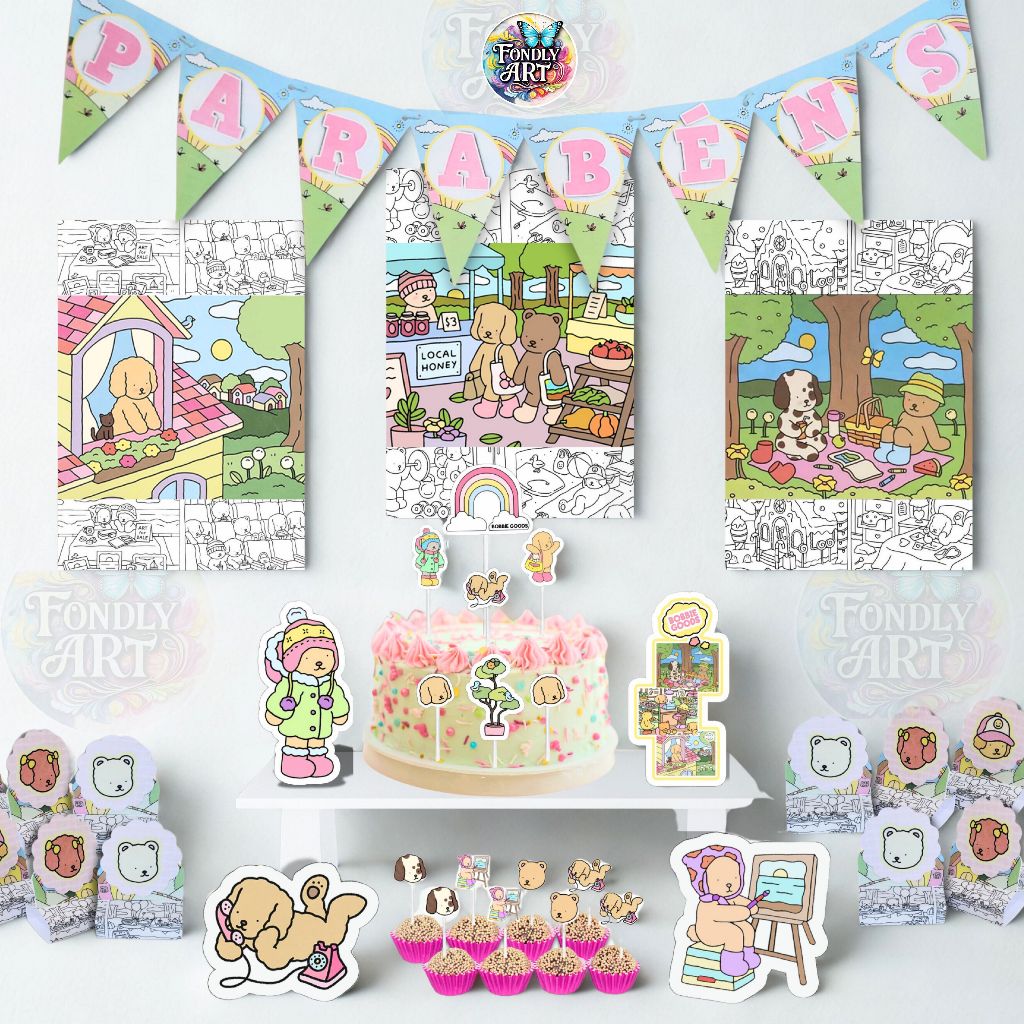 Kit festa completo - Kit com mais de 50 itens! Kit festa em casa / Kit ...