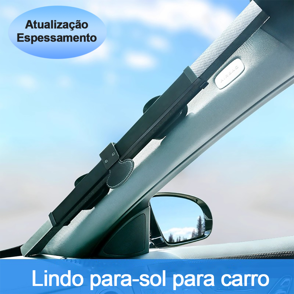 Pára-sol de carro Sol Proteção Solar Uv para-brisa Quebra Sol para ...