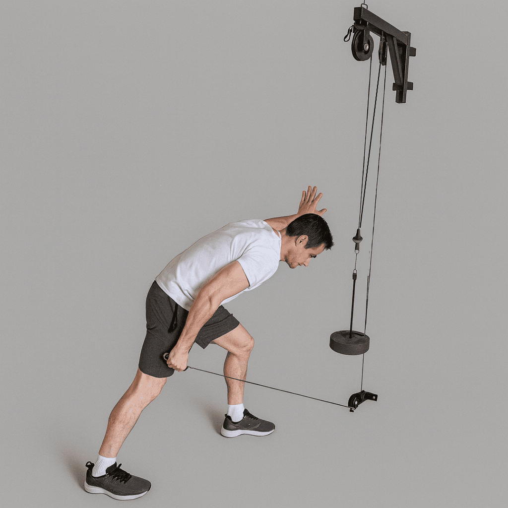 Mono Cross Puxada Polia Alta e Baixa Parede Academia Musculação ...