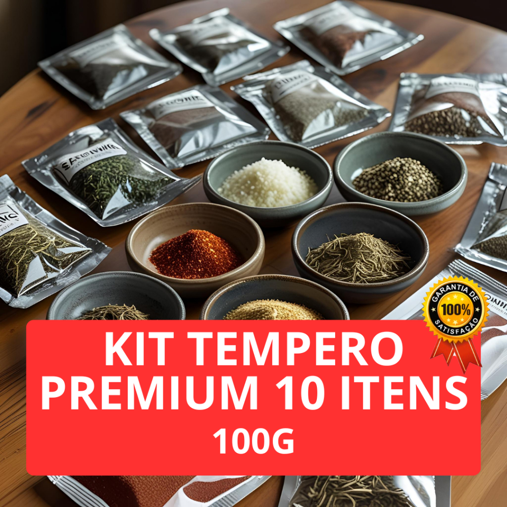 Super Kit de Temperos 100g - Escolha seus temperos preferidos (Tempero ...