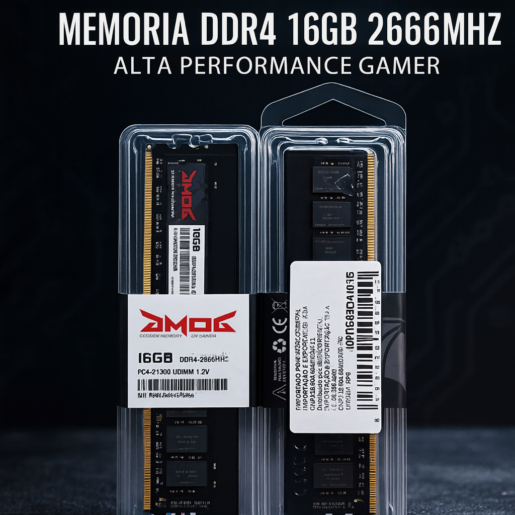 Memória RAM 16GB DDR4 2666MHz UDIMM Gamer – Alta Performance ...