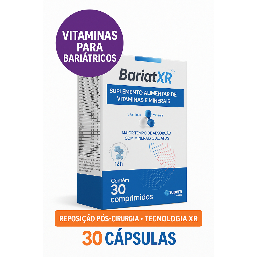 Bariat XR 30 + 6 Comprimidos Grátis – Suplemento Vitamínico Pós ...