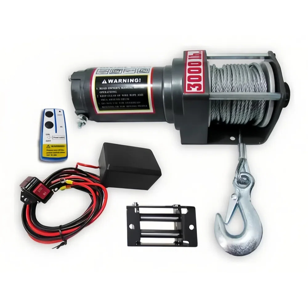 Guincho Elétrico 12v Quadriciclo Jipe Jeep Gaiola 3000lbs(1361kg ...