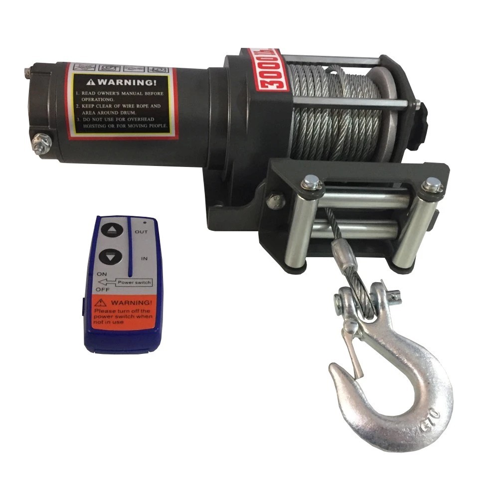 Guincho Elétrico 12v Quadriciclo Jipe Jeep Gaiola 3000lbs(1361kg ...