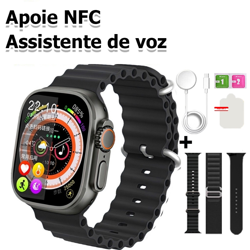 Smartwatch Original Tela Amoled NFC GPS IP67 à prova d'água Esportivo ...