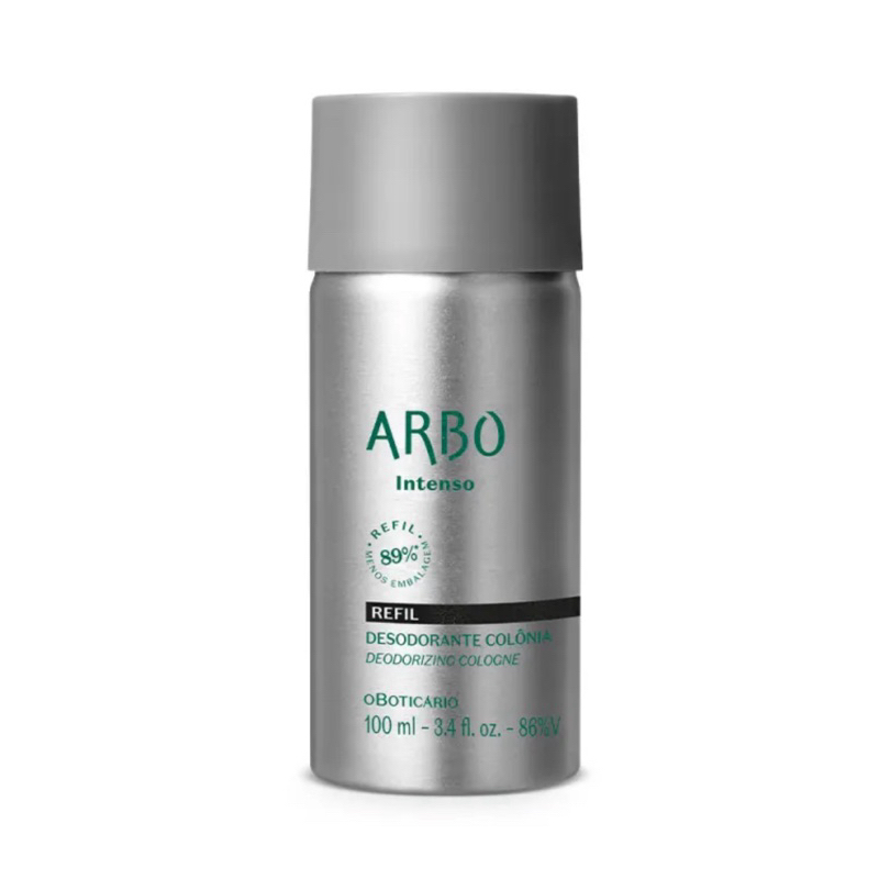 Refil Arbo Intenso Desodorante Colônia 100ml | Shopee Brasil
