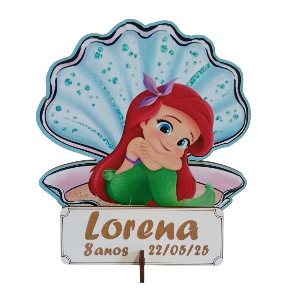 Centros de Mesa Ariel Baby Concha Personalizados | Shopee Brasil