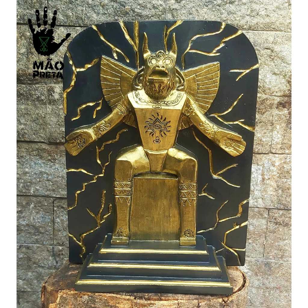 Estátua de Moloch em gesso 39x30x13 | Shopee Brasil