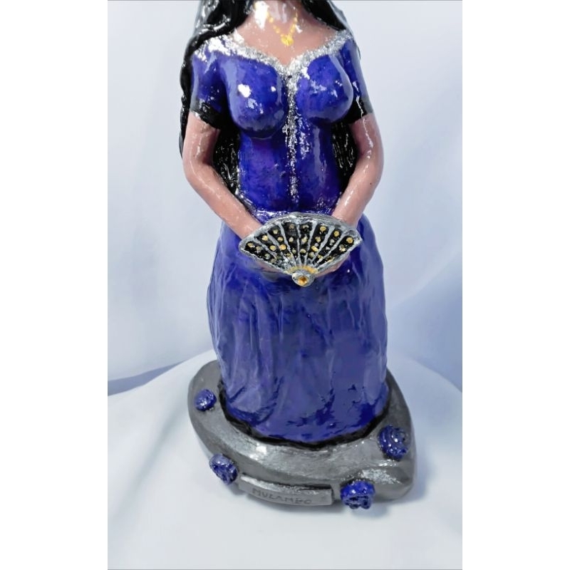 Imagem Pomba Gira Maria Mulambo de gesso 23 cm Umbanda Candomblé ...