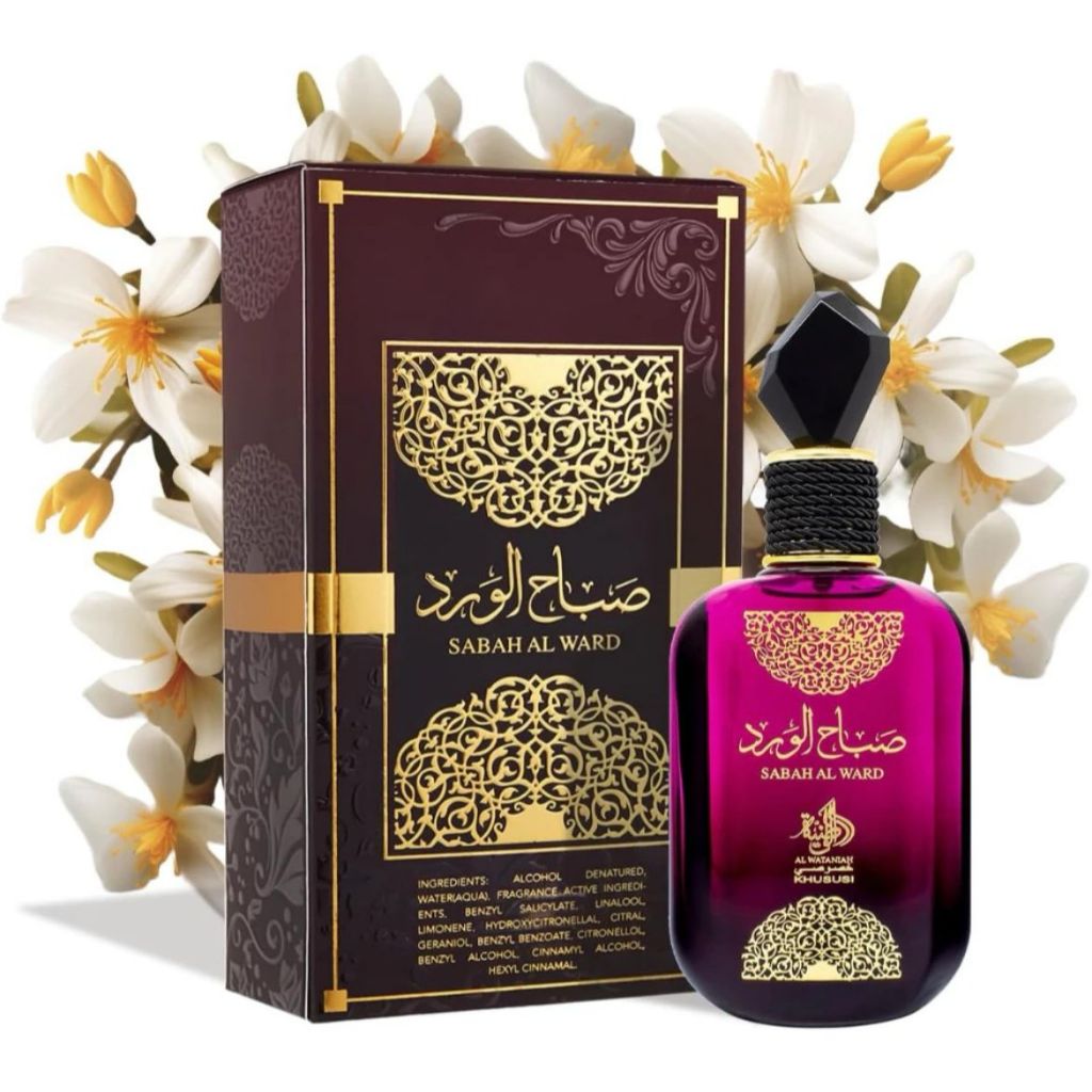 Al Wataniah Sabah Al Ward Edp 100Ml ORIGINAL | Shopee Brasil