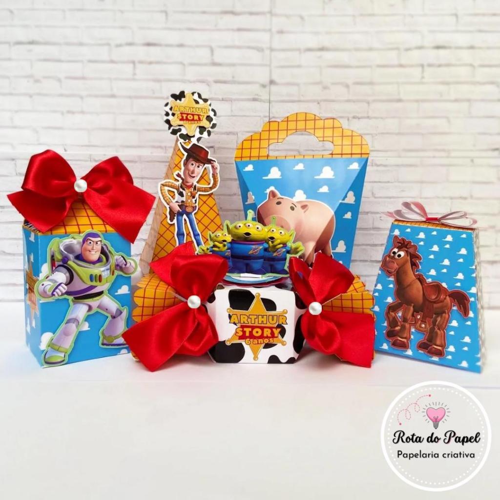 PEGUE E MONTE - Kit Festa Personalizados Toy story Lembrancinhas ...