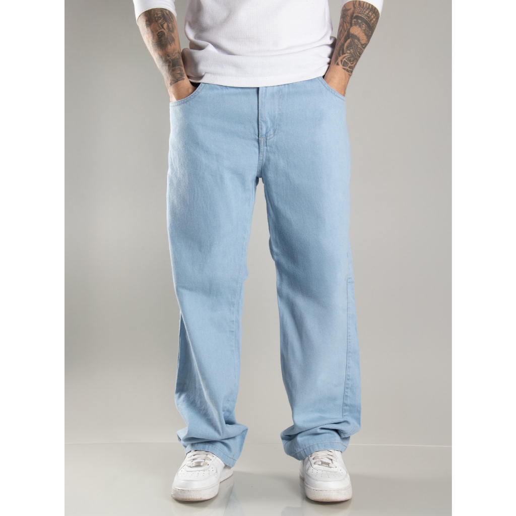 Calça Jeans Masculina Premium Baggy Balão Estilo Americana Rapper Bag ...