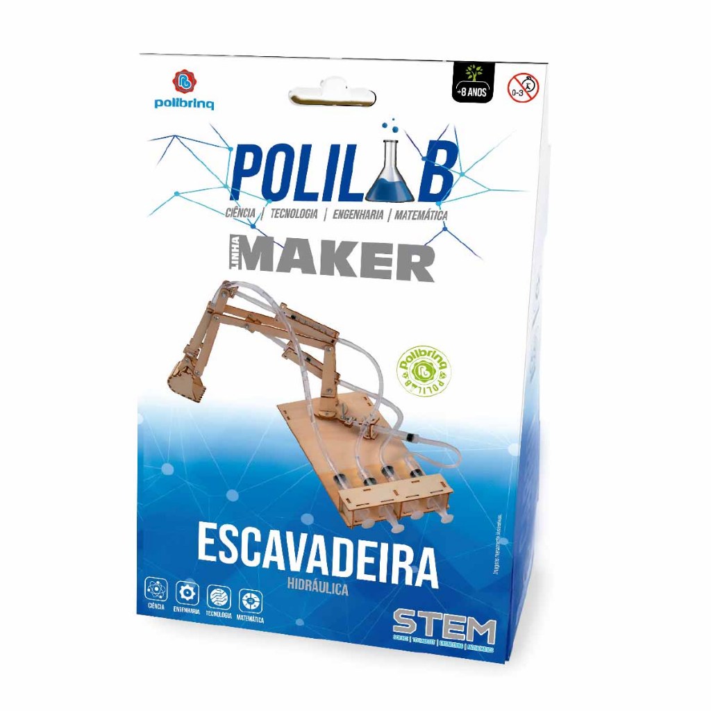 Linha Maker Polilab Kit Educativo Faça Você Mesmo Com 6 Modelos ...