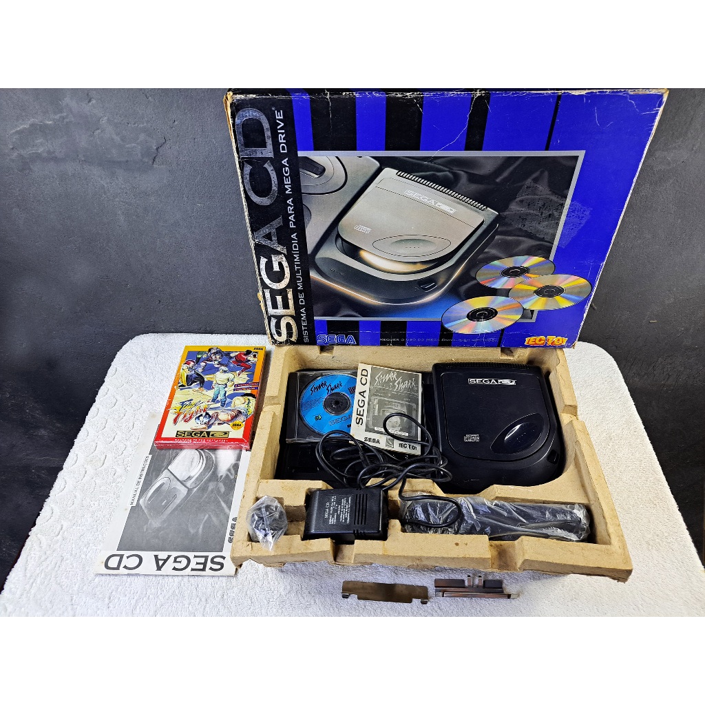 Console Sega Cd Tectoy Completo na Caixa. Sewer Shark Original, + Final ...