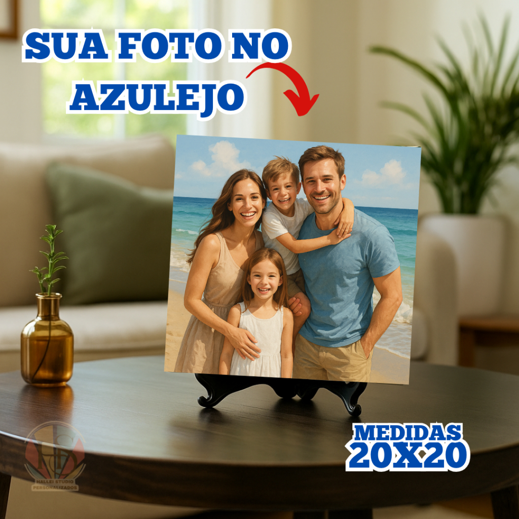 Azulejo Personalizado com Foto | Shopee Brasil