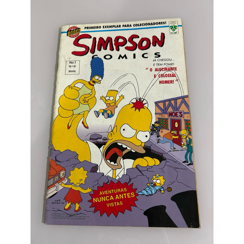 Simpson Comics volume 1 | Shopee Brasil