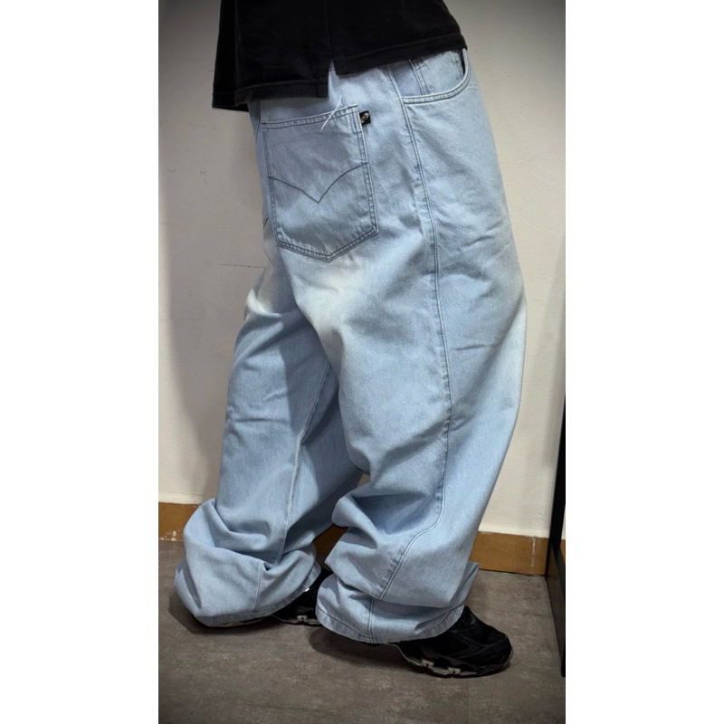 Calça Balão Dazzling Azul-Claro Original | Shopee Brasil