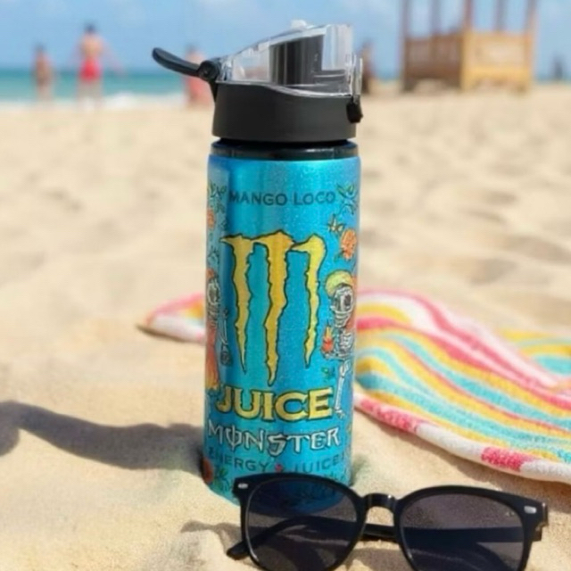 Garrafa Squeeze Alumínio 750ml monster mango loco, redbull, monster ...