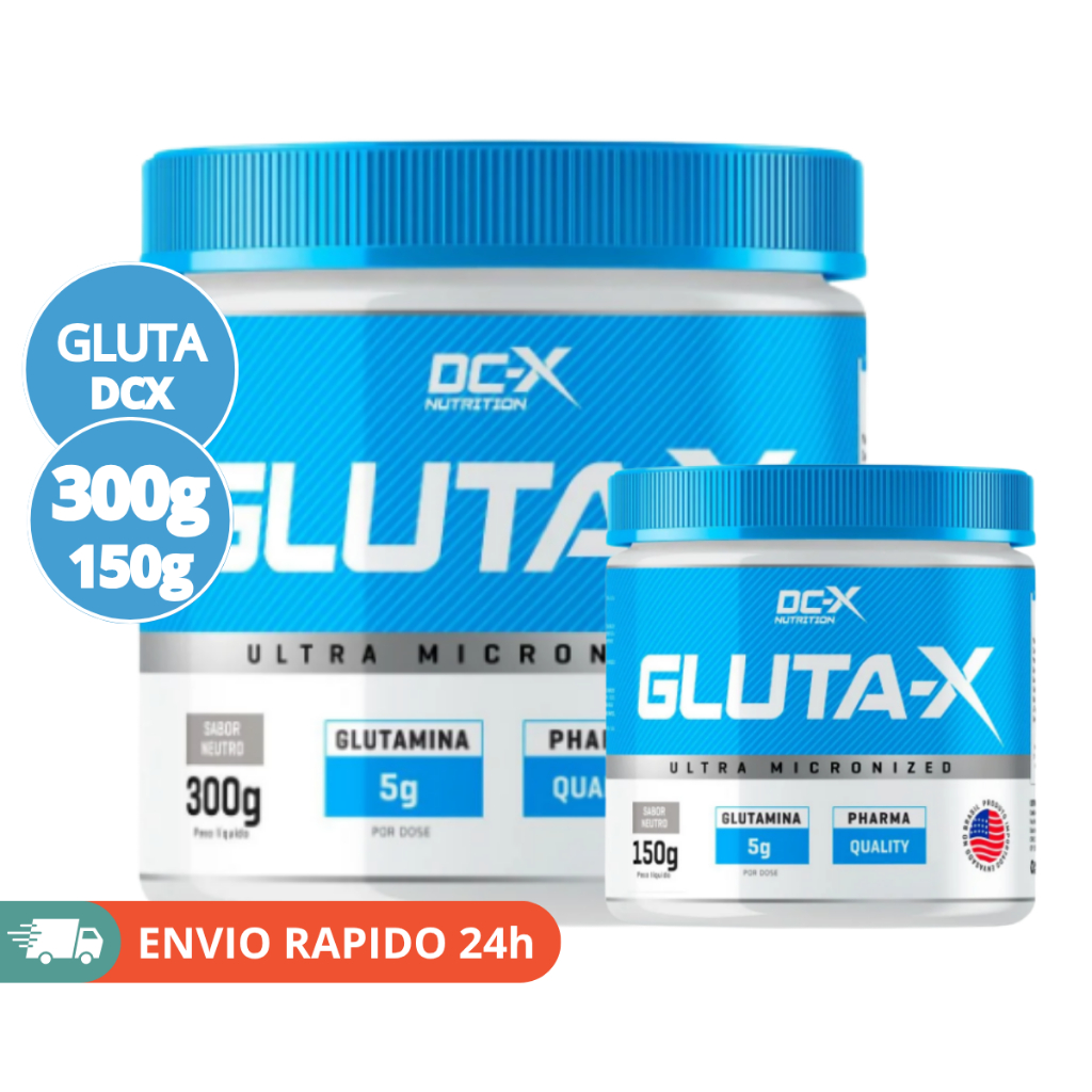 Glutamina GLUTA-X DCX Nutrition (150 g / 300 g) | Shopee Brasil