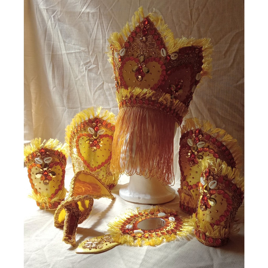 Paramenta Completa Oxum Candomblé e Umbanda | Shopee Brasil