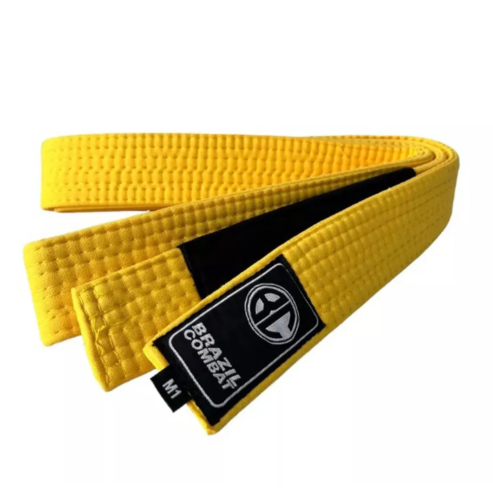 Faixa Amarela lisa Brazil Combat BJJ Jiu Jitsu | Shopee Brasil