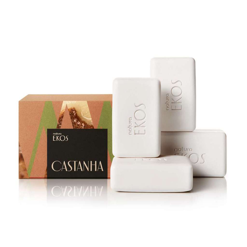 Sabonete em Barra Puro Vegetal Cremoso Ekos Castanha | Shopee Brasil